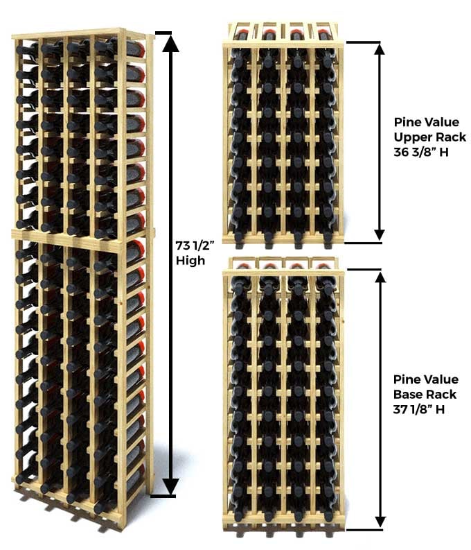 Pine Value Series Wine Rack Kit Assembly Instructions